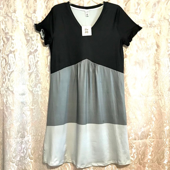 Pixie Lady | Dresses | Nwt Pixie Lady Colorblock Shift Dress Medium ...